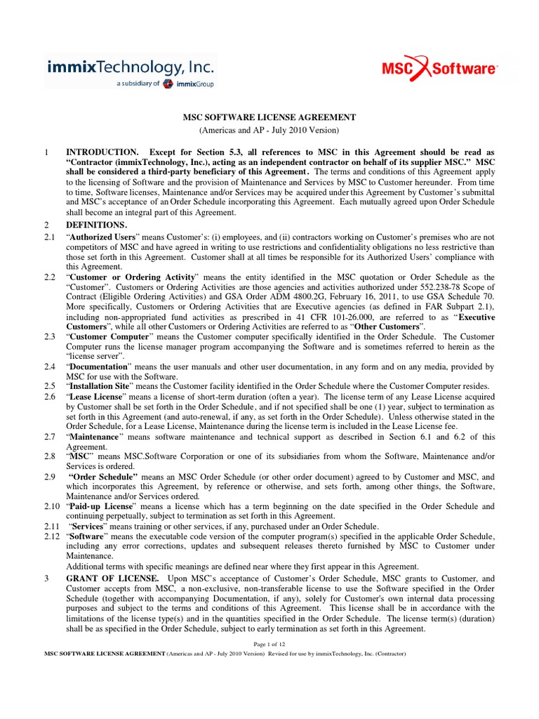 Tcs MSCSoftware | PDF | License | Server (Computing)