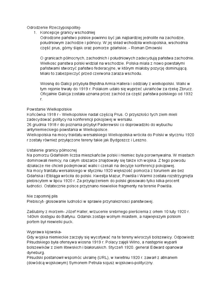 Klasa 8 Notatki Dzial 1 | PDF