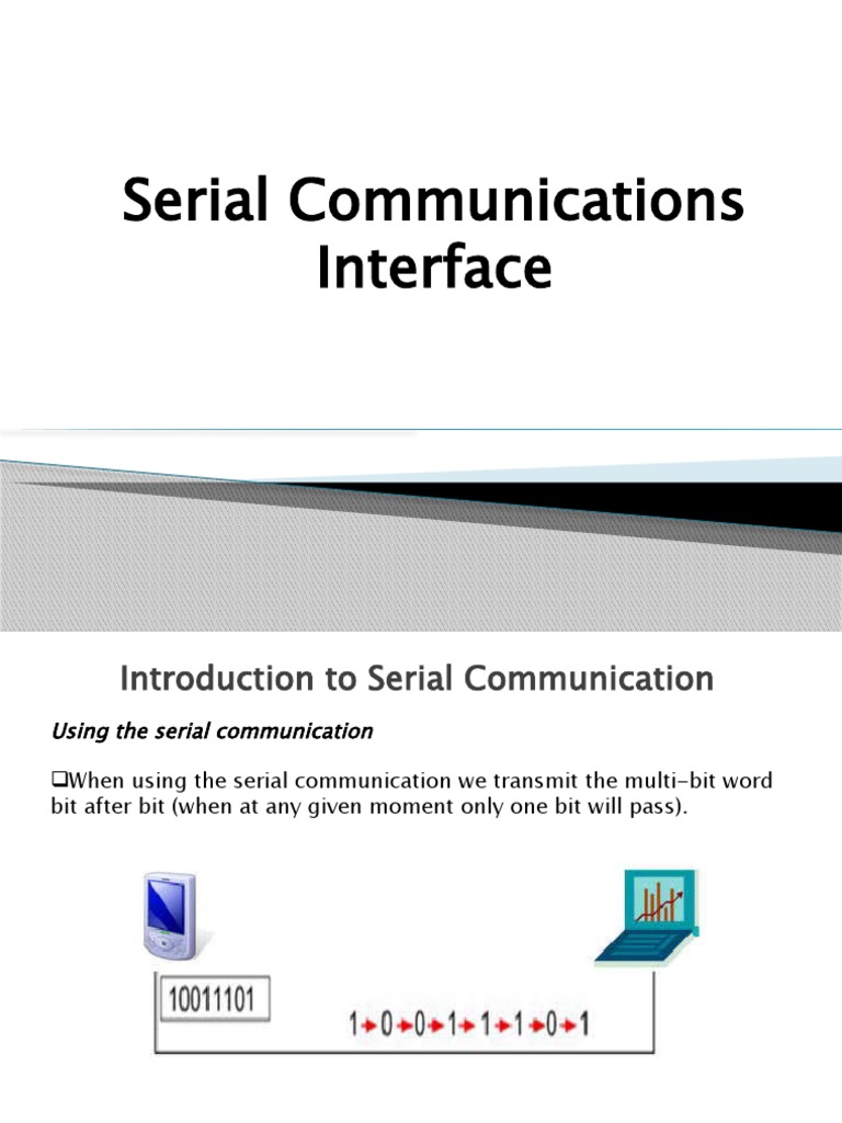 Serial Communications Interface | Download Free PDF | Information And ...