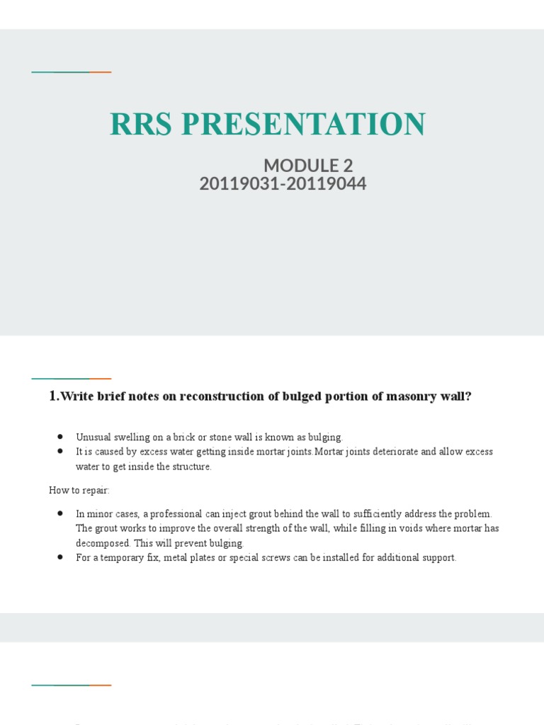 Rrs Presentation | PDF | Fibre Reinforced Plastic | Concrete