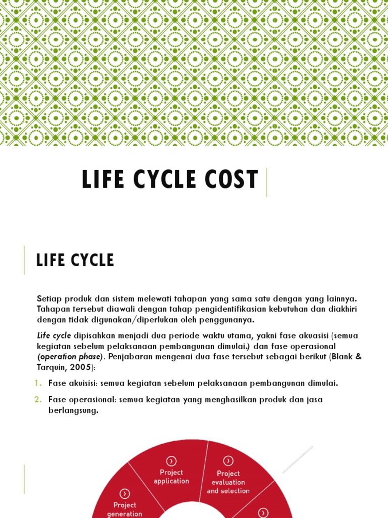 Analisis Life Cycle Cost (LCC) | PDF