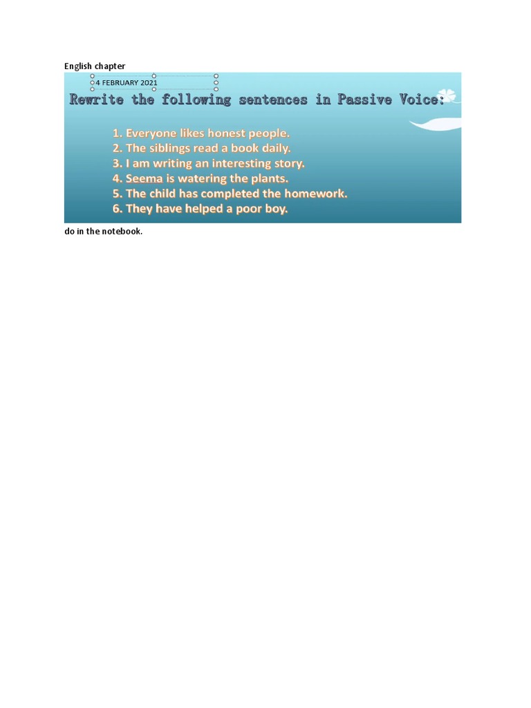 English Notebook Work | PDF