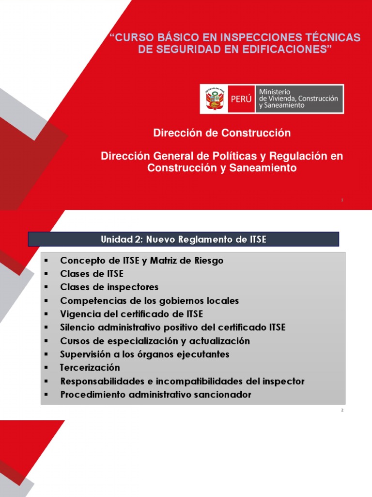Reglamento de Itse | PDF | Ingeniería | Gobierno local