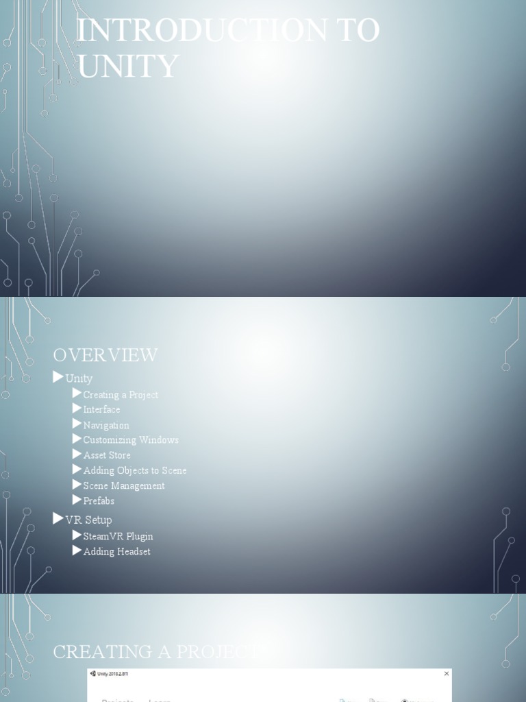 Introduction To Unity | PDF Introduction To Unity | PDF