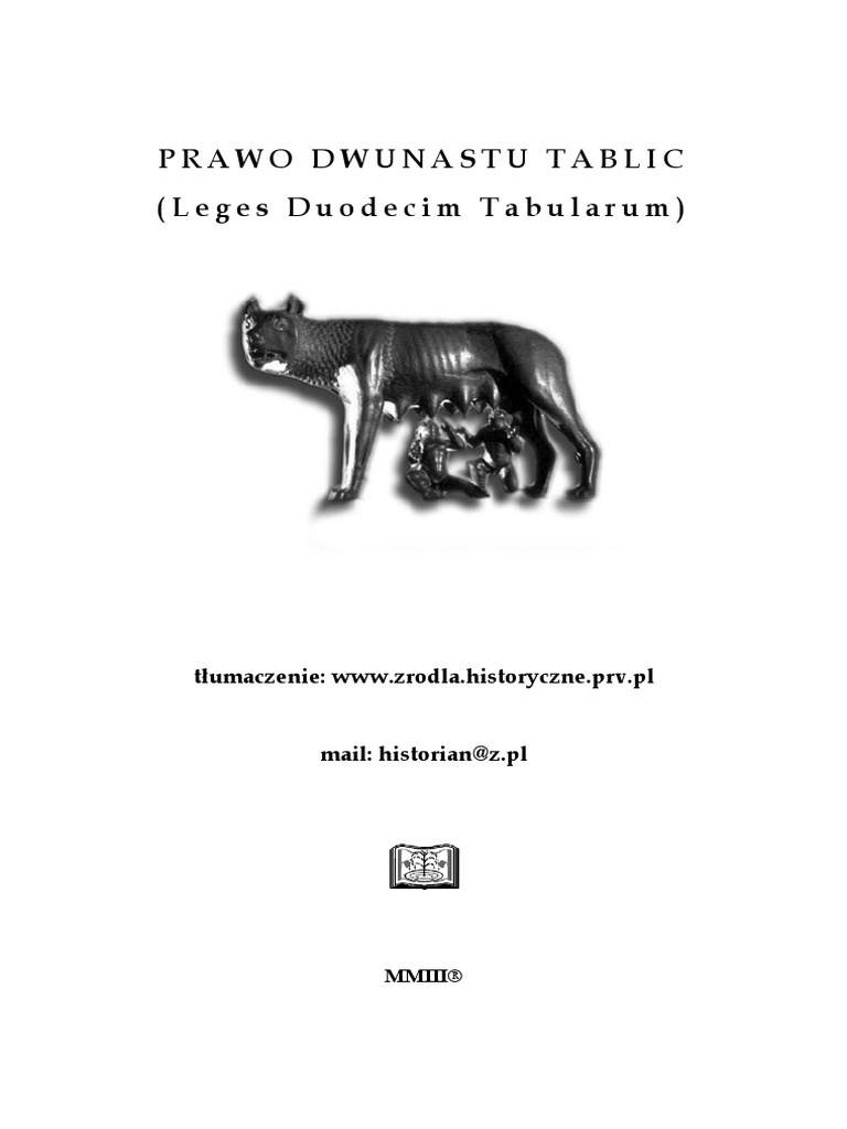 A Prawo Dwunastu Tablic | PDF