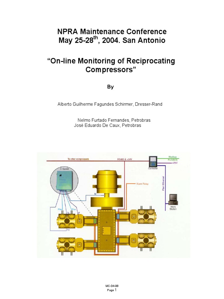 Monitoring Compressor | PDF | Piston | Diesel Fuel