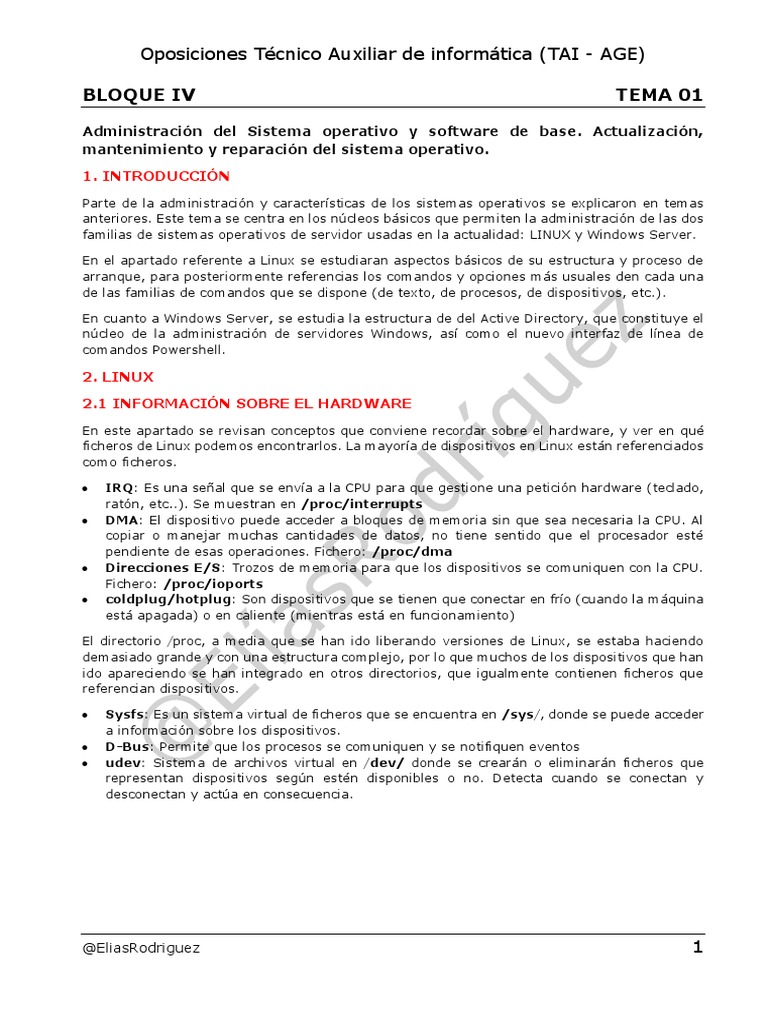 Tema B4 T1 | PDF | Archivo de computadora | Sistema operativo