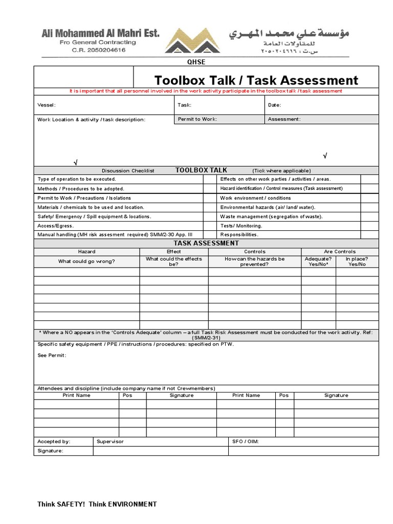 AMA Risk_assessment | PDF | Occupational Safety And Health | Risk ...
