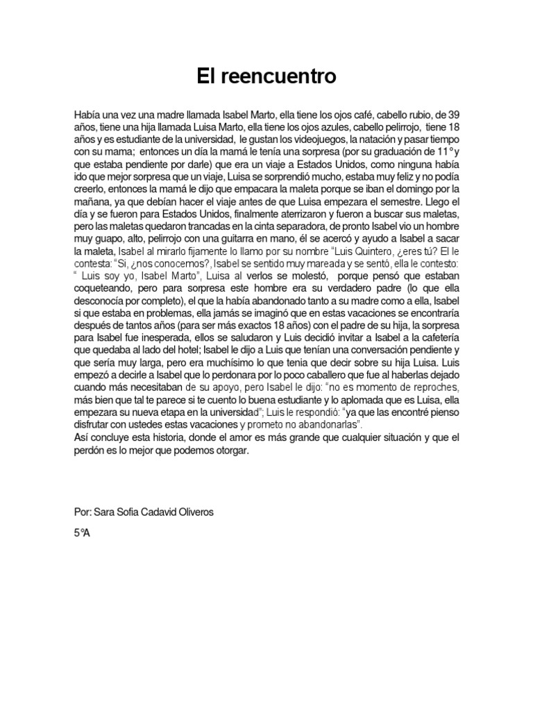 El Reencuentro | PDF