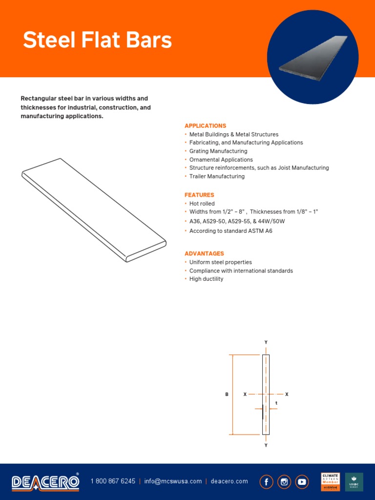 Industrial Rectangular Steel Bars | PDF | Building Materials | Building ...