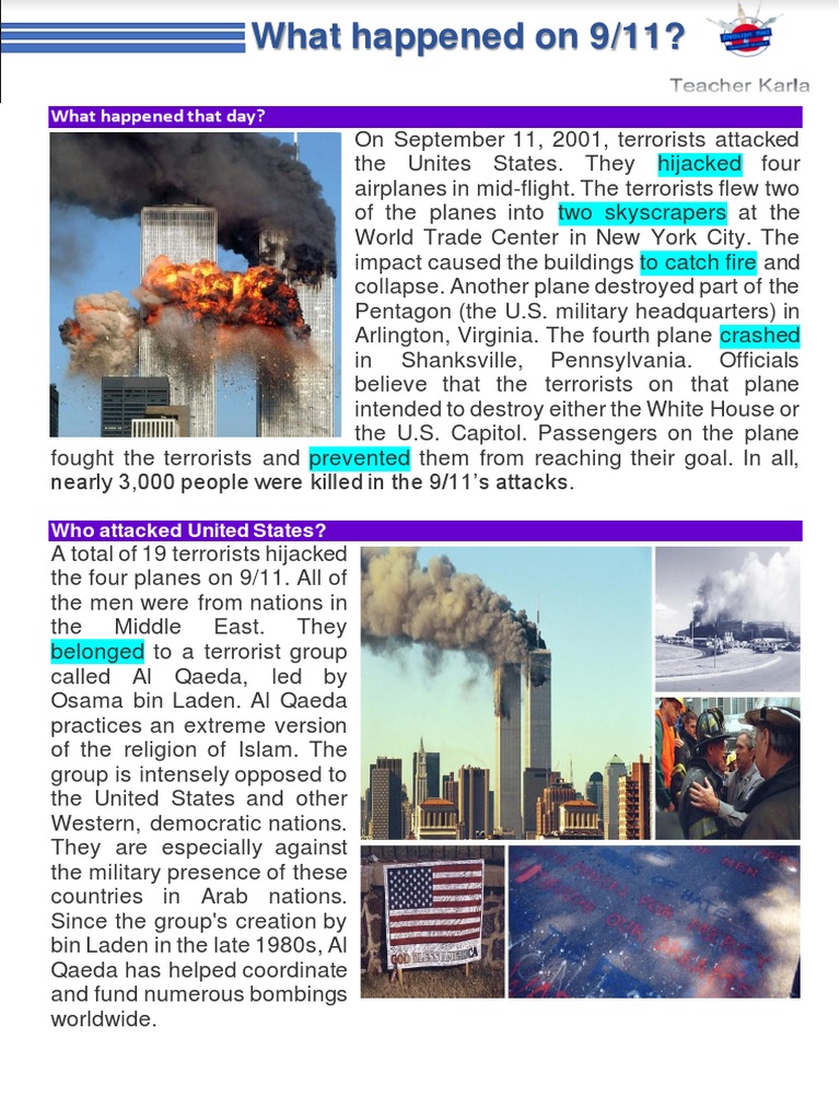 9/11 Terrorist Attacks Overview | PDF | September 11 Attacks | Al Qaeda