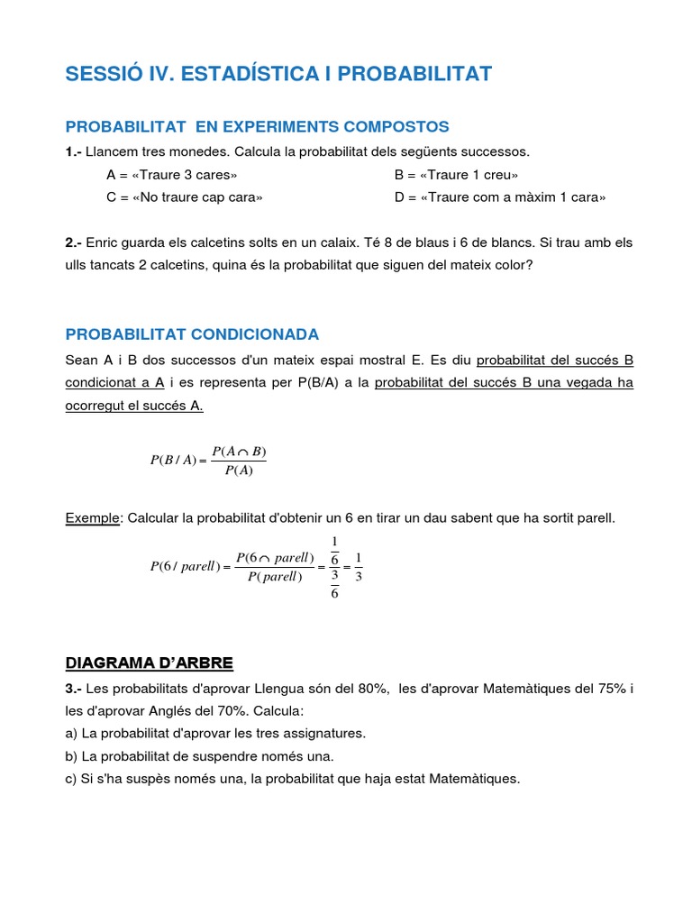 Probabilitat II | PDF