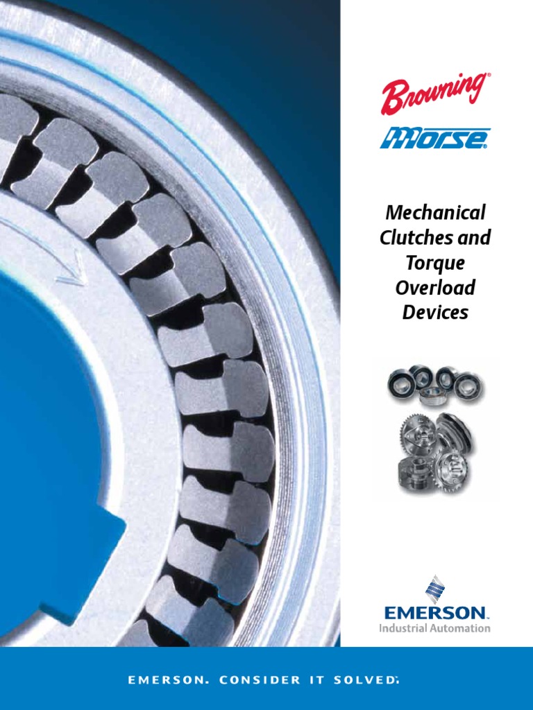 Morse Mechanical Clutches | PDF | Clutch | Transmission (Mechanics)