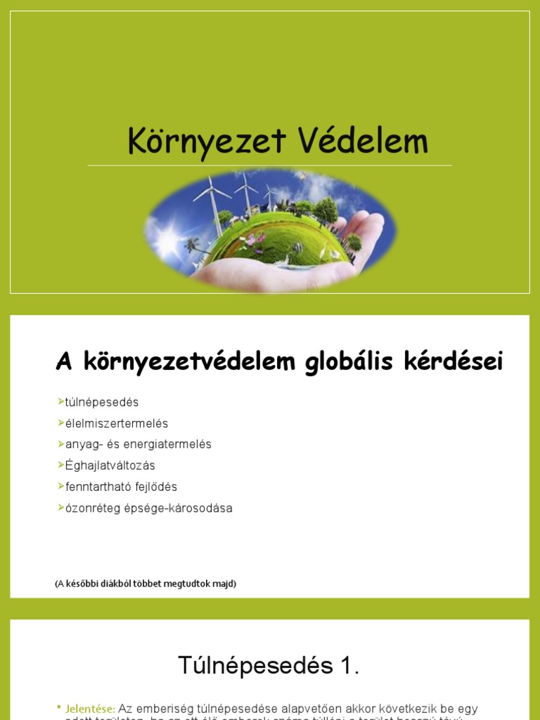 Környezet Védelem | PDF