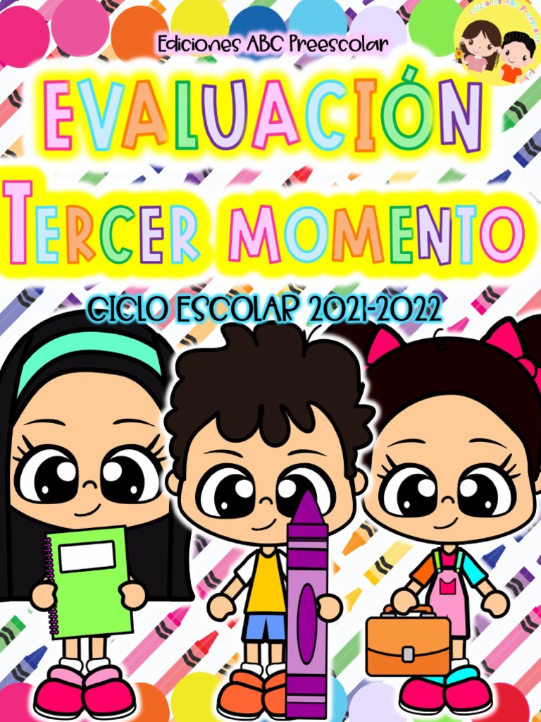 Abc Preescolar. Tercer Momento de Evaluación | PDF | Pensamiento | Las ...