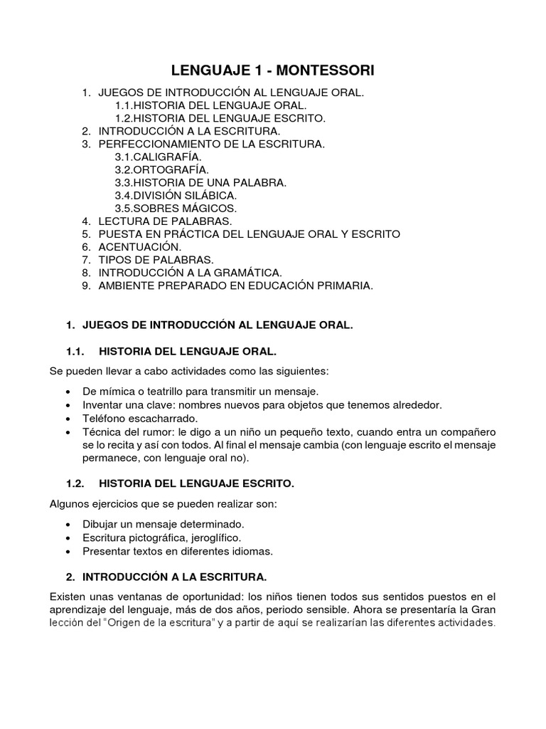 Lenguaje 1 | PDF | Sílaba | Comunicación humana