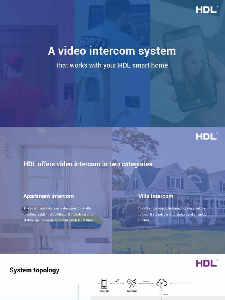 HDL Intercom Solutions | PDF