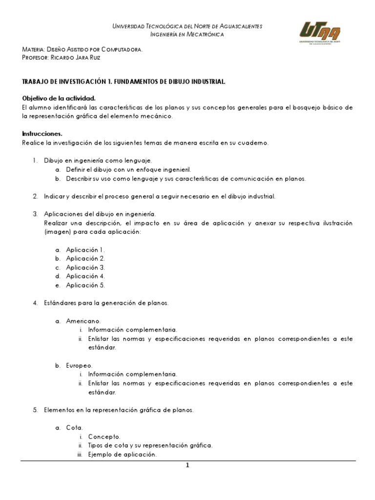 Imt8 Ti1 2023 | PDF | Dibujo | Ingeniería