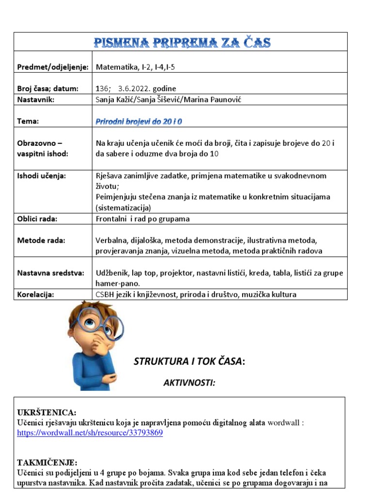 Priprema Za Čas Za Seminar | PDF