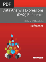 Data Analysis Expressions - DAX - Reference | PDF | Data Type | Parameter (Computer Programming)