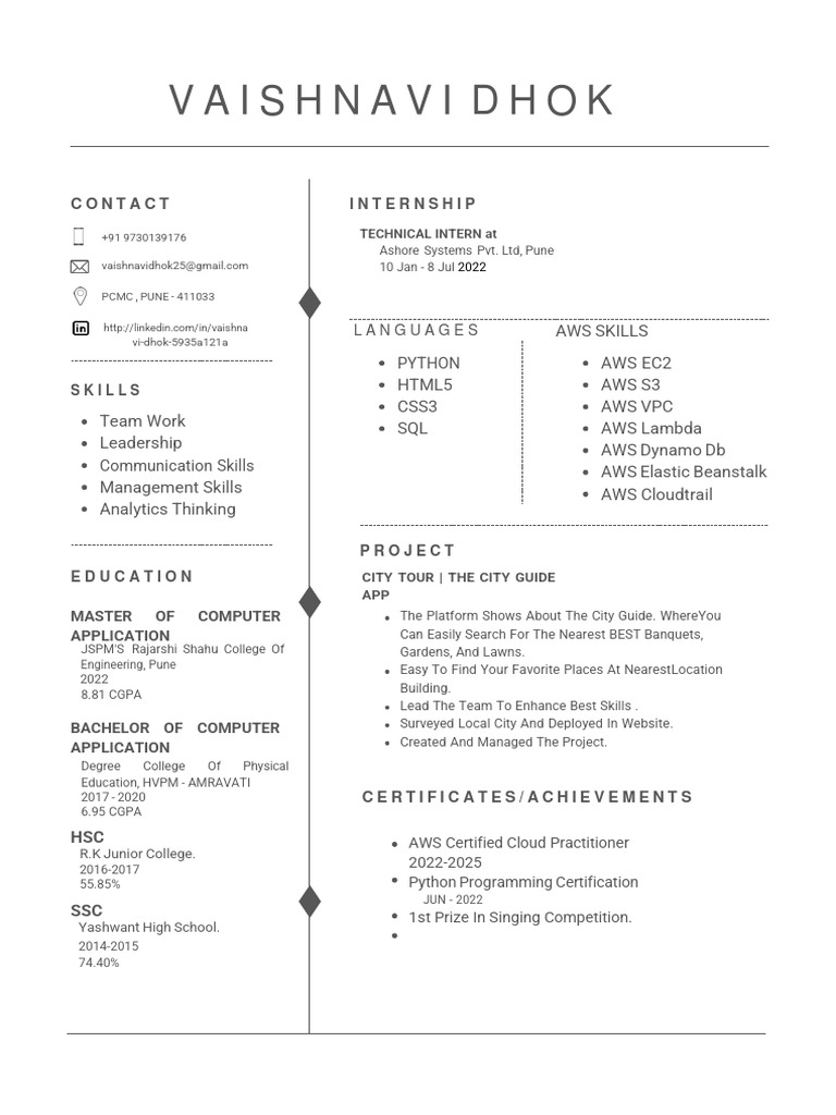 Vaishnavi Dhok | PDF