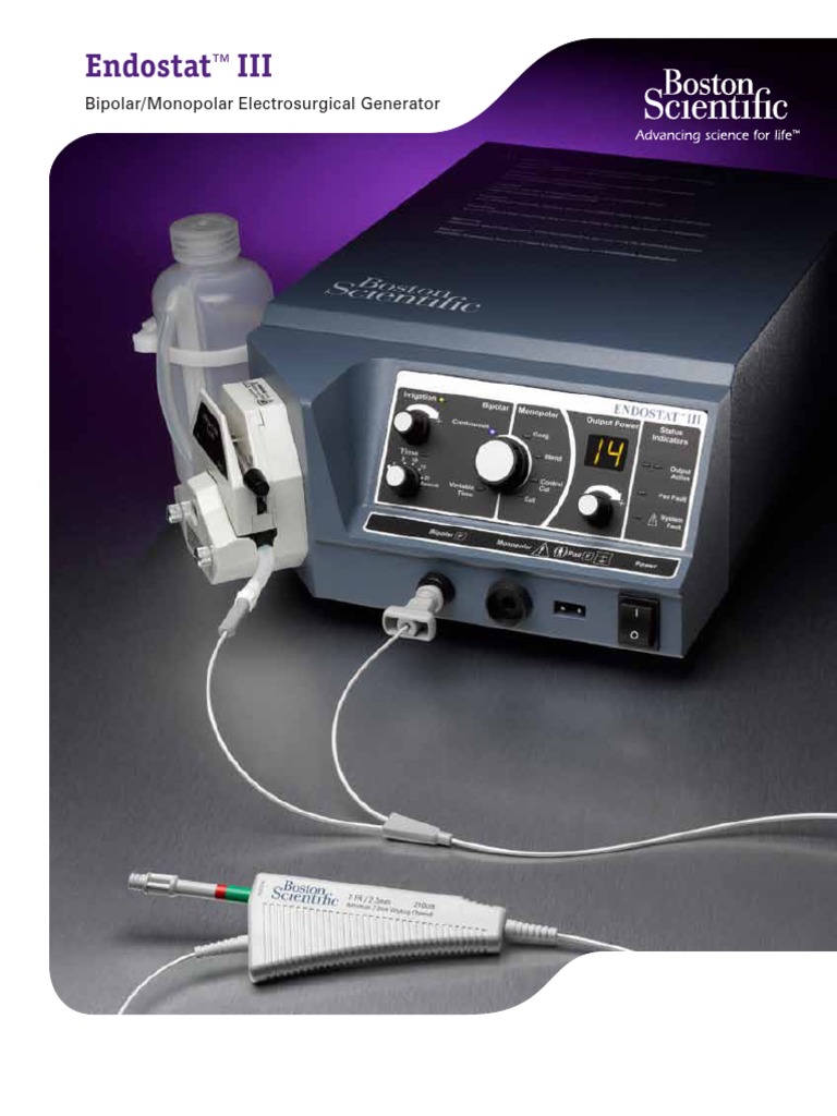 Gold-Probe Endostat Generator Brochure | PDF | Electrical Engineering ...