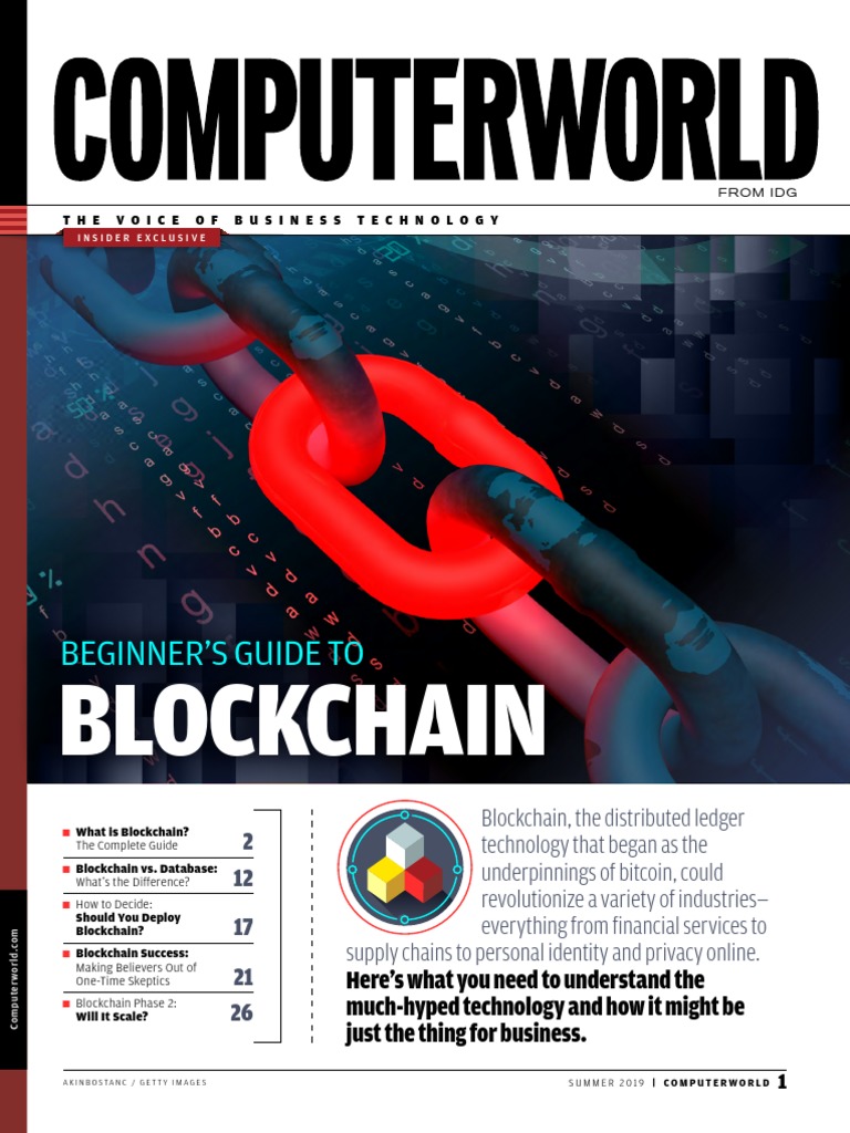 Computerworld Beginner's Guide To Blockchain Author Table of Contents ... Computerworld Beginner's Guide To Blockchain Author Table of Contents ...