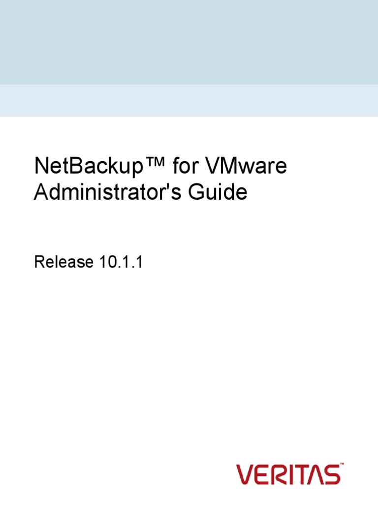NetBackup1011 AdminGuide VMware | PDF | Backup | Virtual Machine