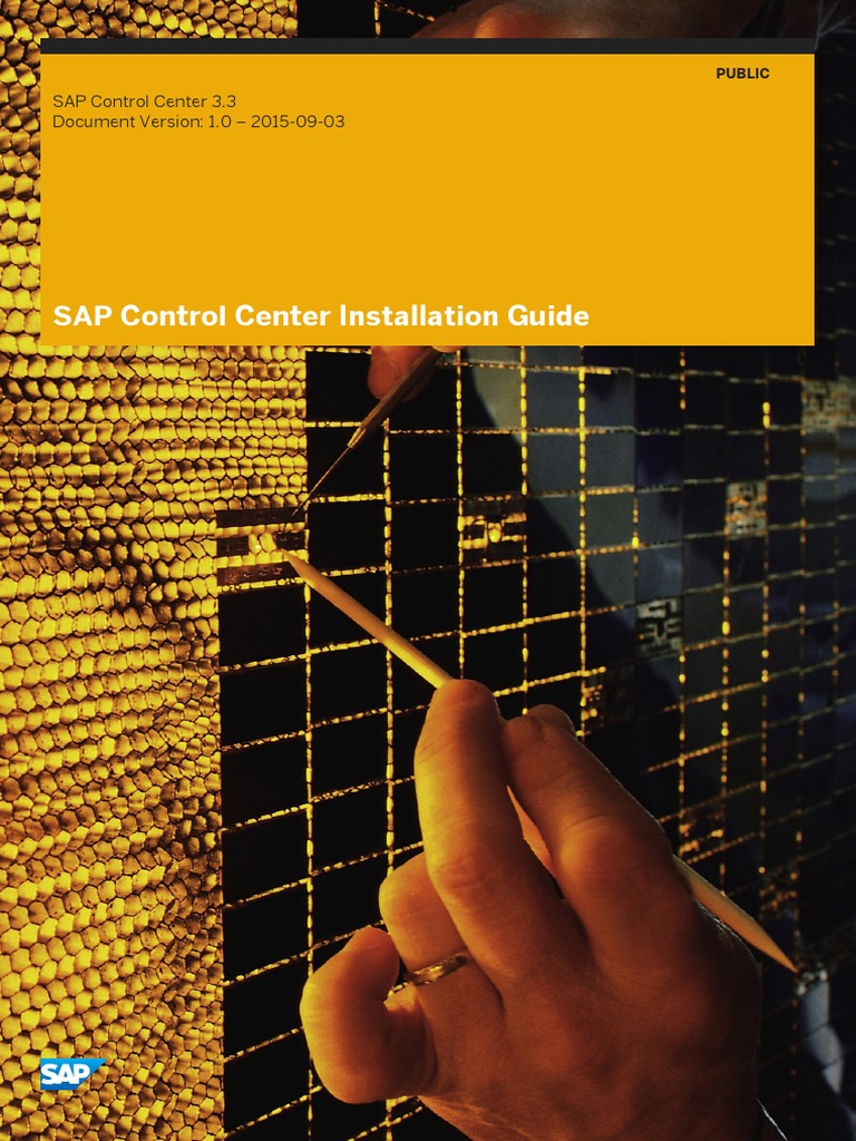 SAP Control Center Installation Guide | PDF