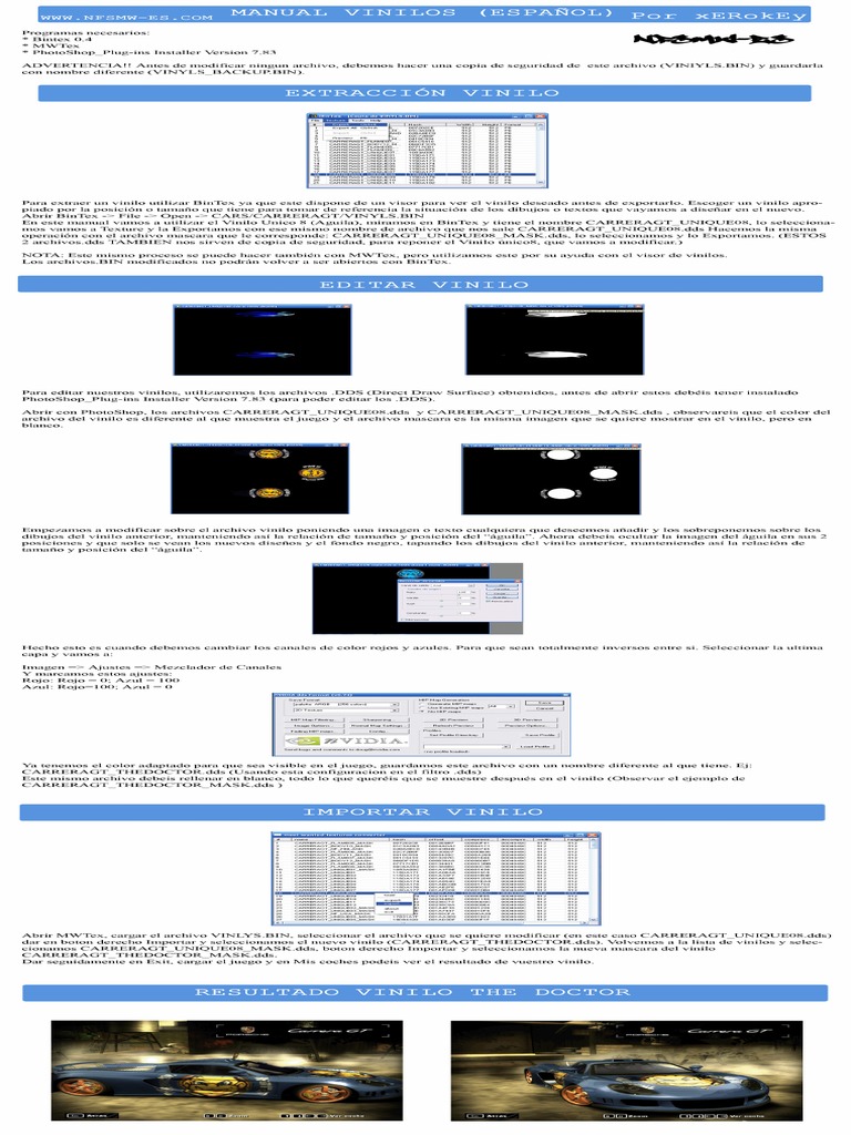 NFSMW Guia Vinilo Spain | PDF
