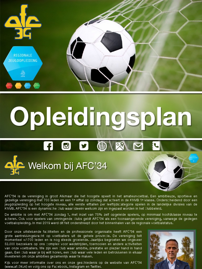 AFC34 Opleidingsplan | PDF