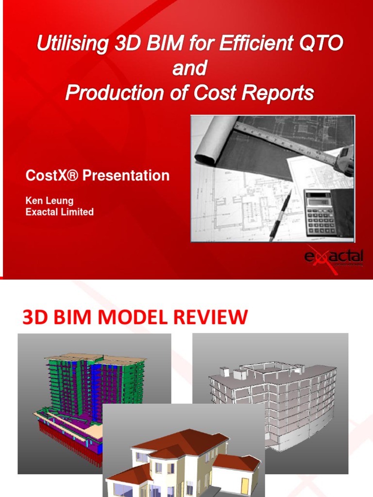 5D and BIM - CostX | Download Free PDF | Building Information Modeling ...