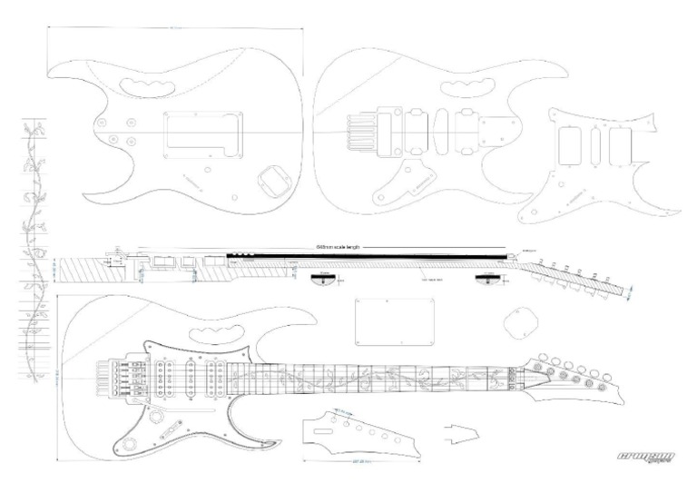 Guitar Plans - Ibanez-Type JEM | PDF