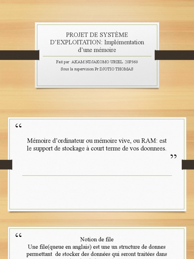 Implémentation FIFO et LIFO | PDF | Mémoire (informatique) | File ...