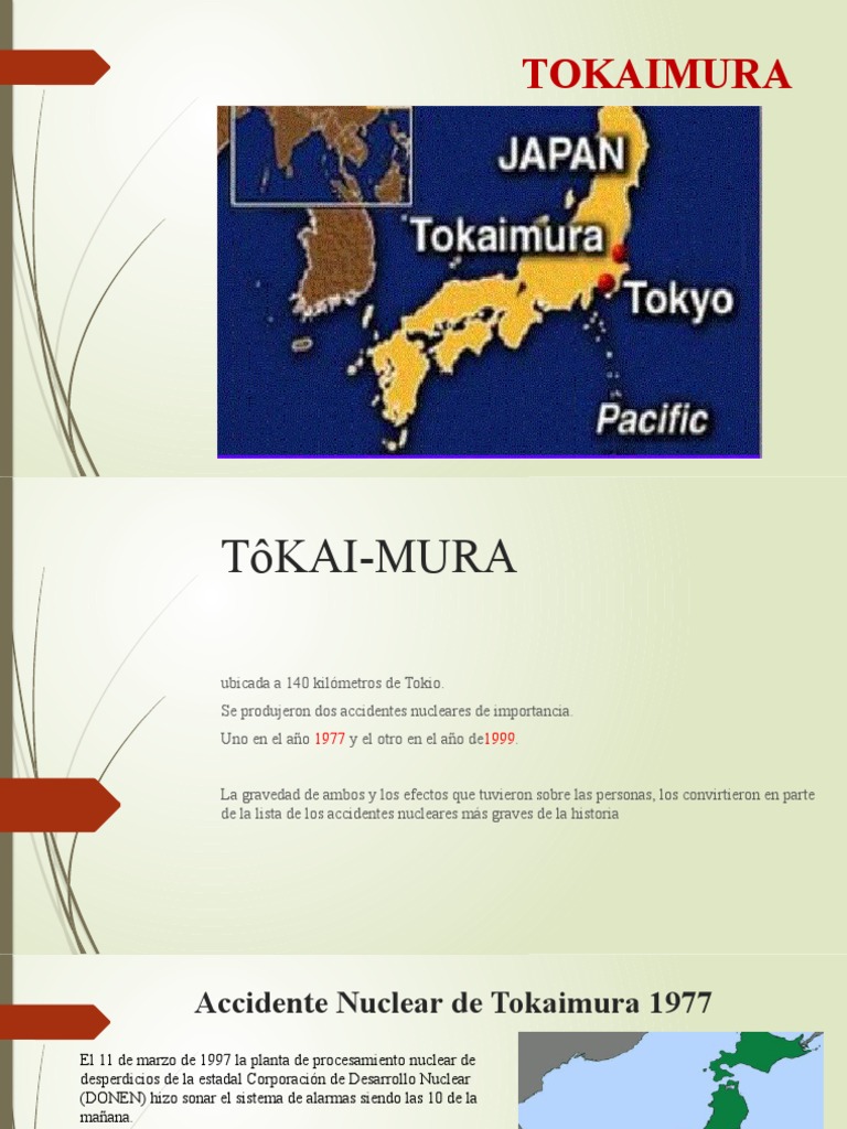 TOKAIMURA | PDF | La energía nuclear | Accidentes e incidentes ...