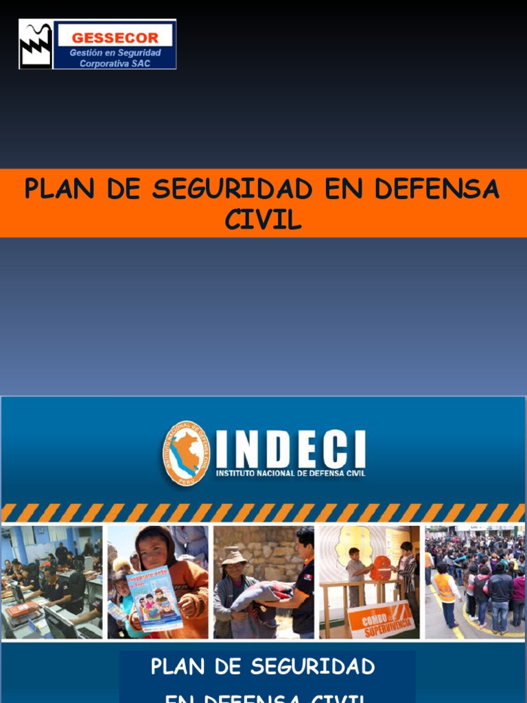 Plan de Seguridad - SALUD INDECI | PDF
