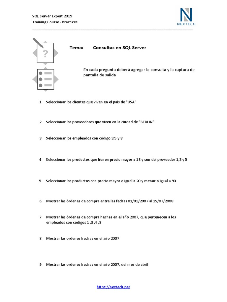 Practica Consultas en SQL 1 | PDF