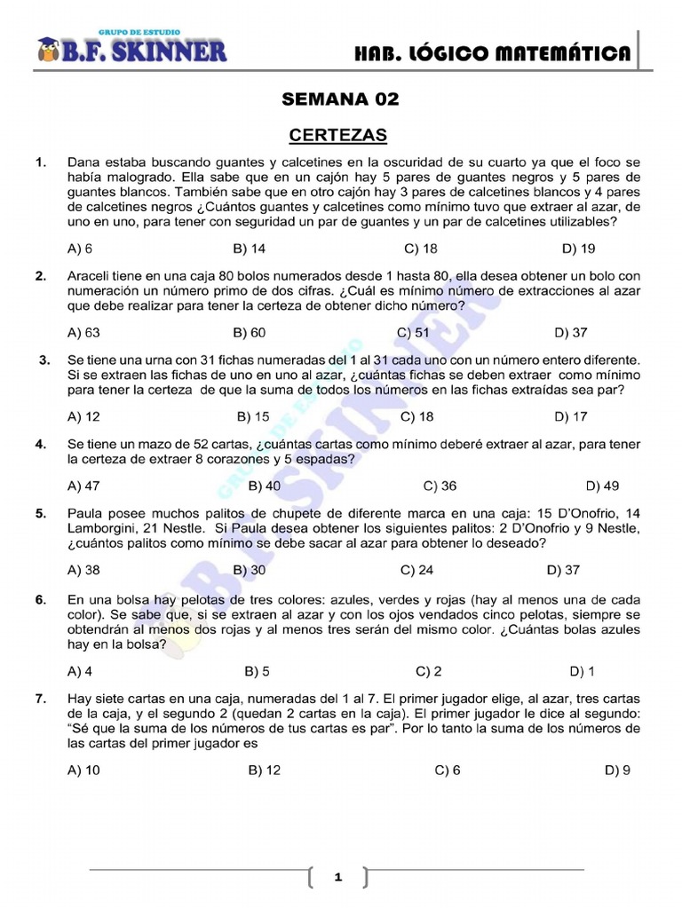Hab. Mat - Semana2 | PDF