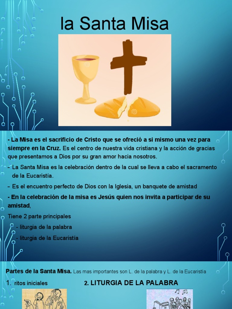 3 prim - la Santa Misa | PDF | Misa (liturgia) | eucaristía