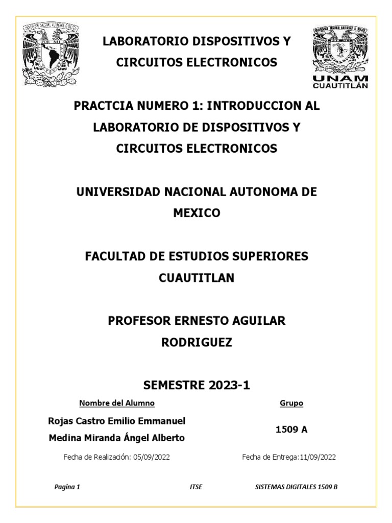 Reporte Practica 1 | PDF