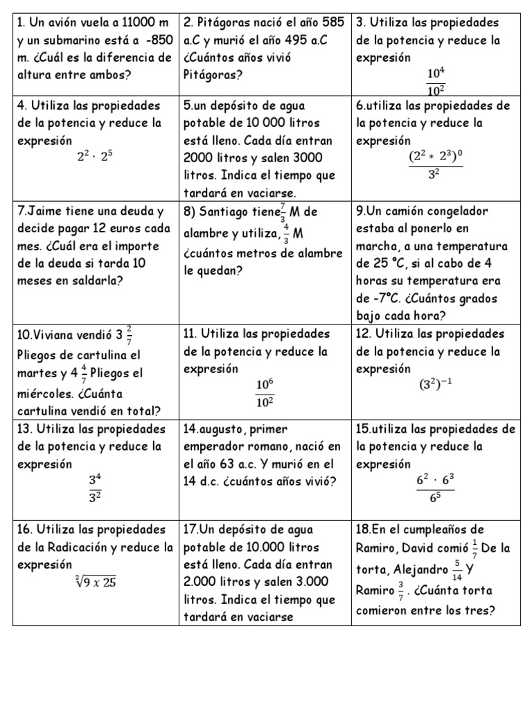 Preguntas Escalera Matemática | PDF