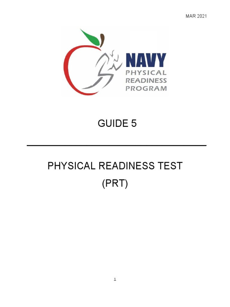 Guide 5-Physical Readiness Test (MAR 2021) | PDF | Swimming | Physical ...
