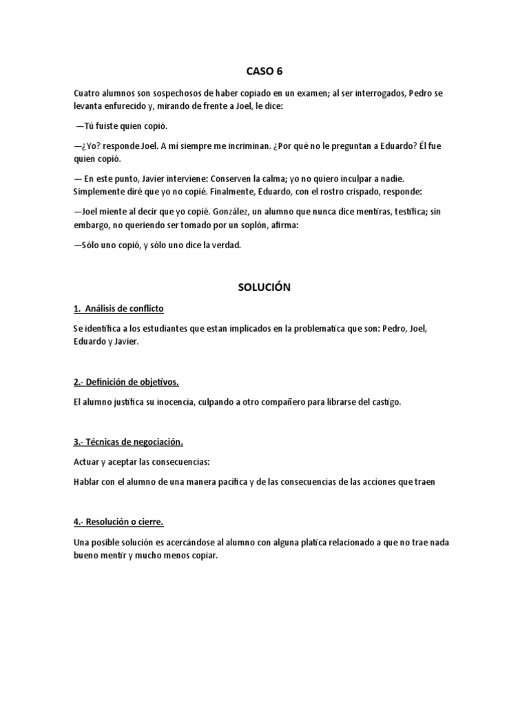 Caso 6 | PDF