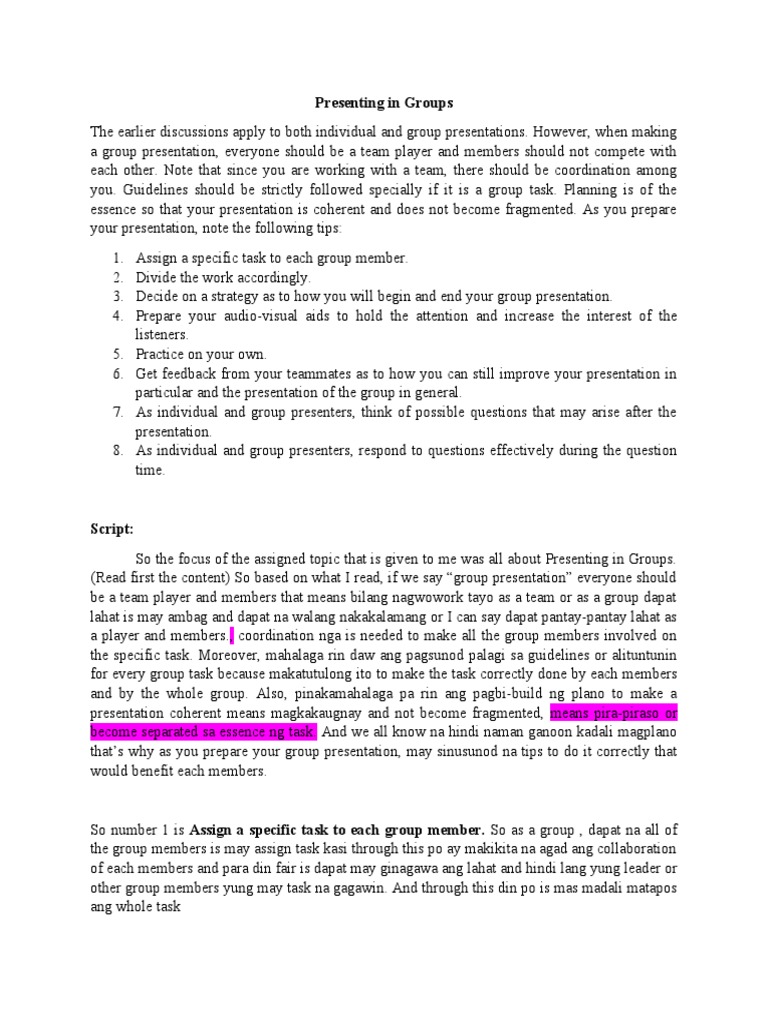 Script Report Pdf 