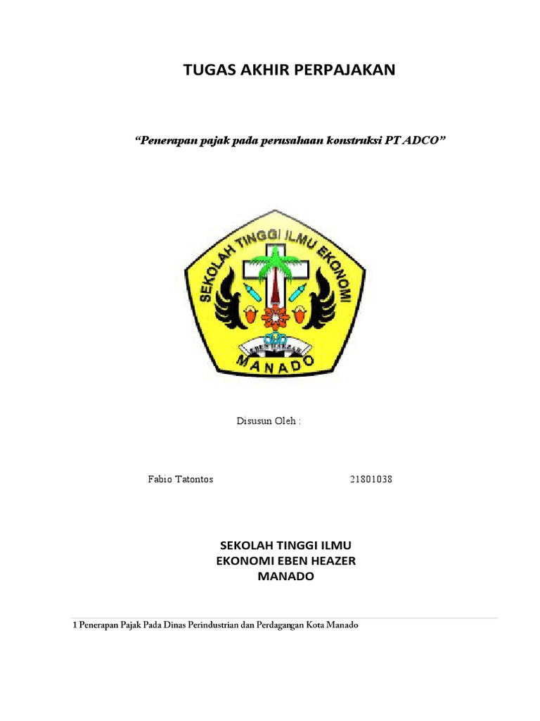 Penerapan Pajak PT ADCO | PDF
