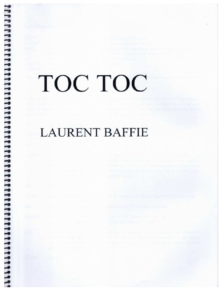 Edoc - Pub Lauren Baffie Toc Toc | PDF
