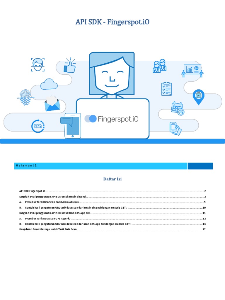 Quick Guide API SDK Fingerspot - Io | PDF