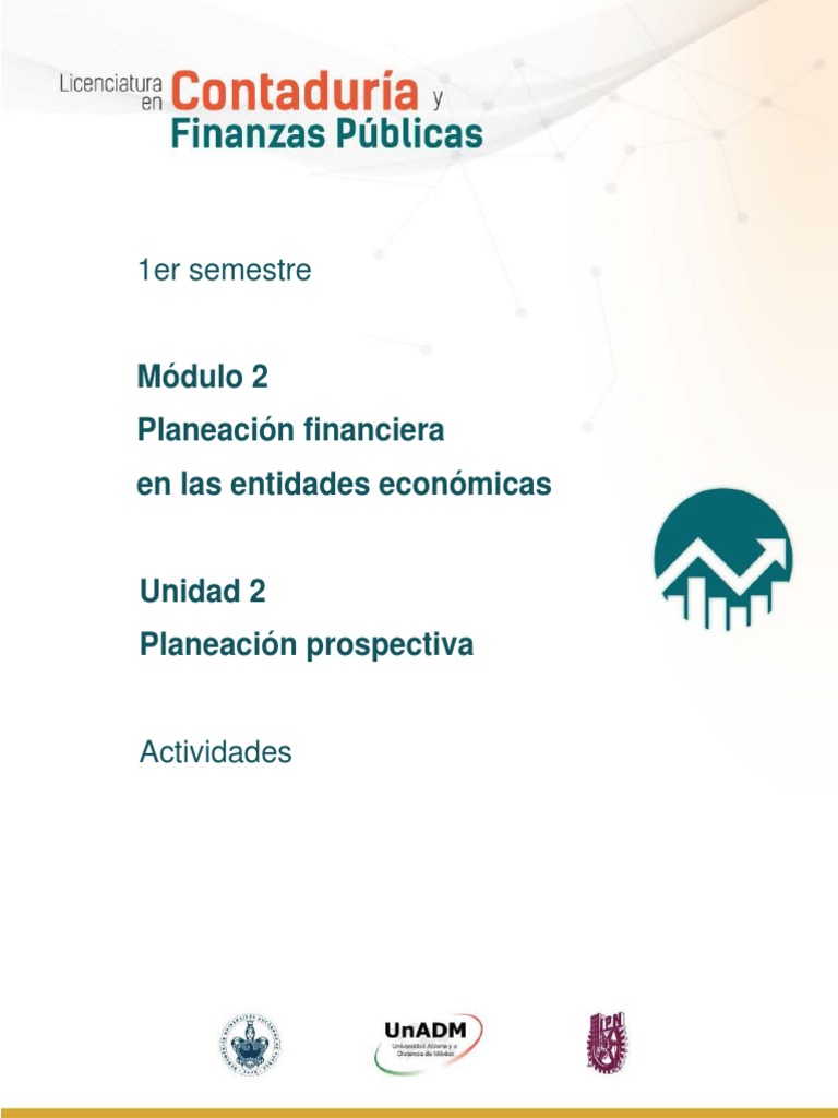 M2 U2 Actividades | PDF | Planificación | Teneduría de libros