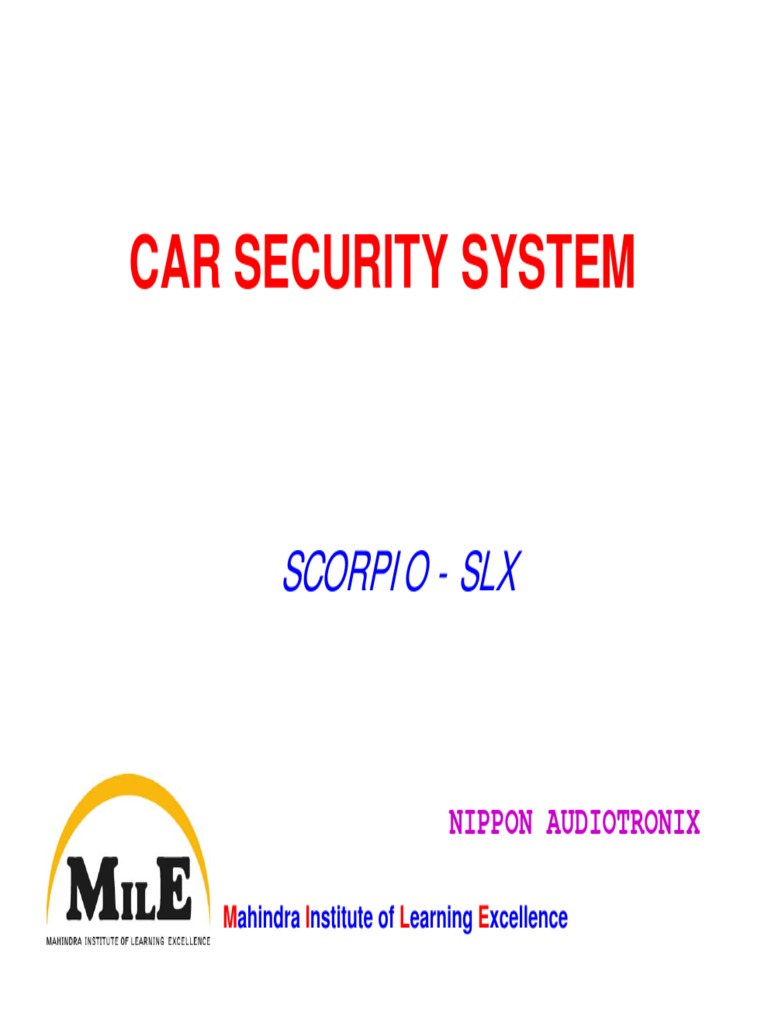 Alarma Mahindra | PDF | Security Alarm | Electrical Engineering