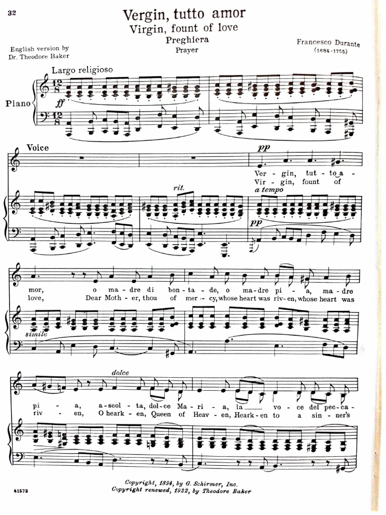 Vergin Tutto Amor | PDF